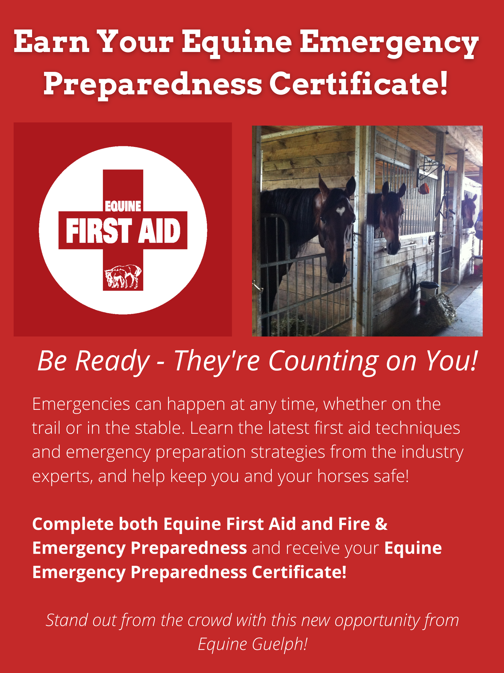 Fire & Emergency Preparedness – Fall ’23 – The Horse Portal